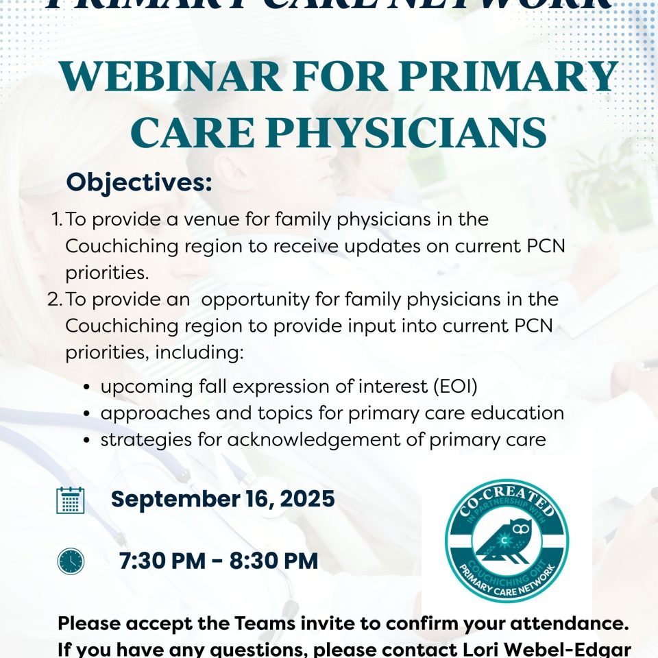 Primary Care Network - Couchiching Ontario Health Team